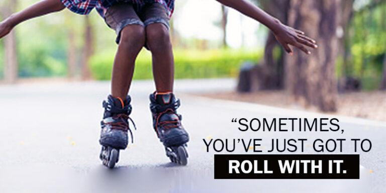 Roller Skating Quotes and Captions - Roller Skater Dad